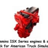 Cummins ISX Series engines and sounds pack V 2.3.1 | American Truck ...