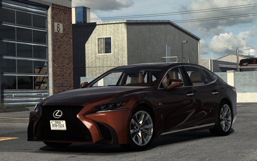 Lexus LS 500 F-Sport 2018 V1.9 1.56 | American Truck Simulator Mod