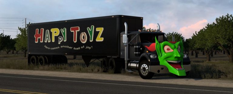 White Western Star 4964 Green Goblin v1.0 | American Truck Simulator Mod