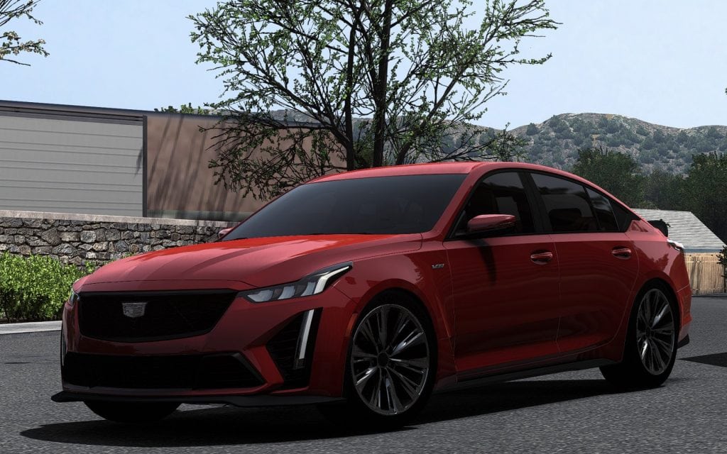 Cadillac CT5-V Black Wing 2022 V2.0 1 (1) - American Truck Simulator mod | ATS mod