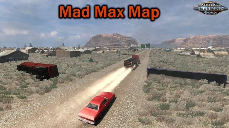 Mad Max Map v1.4 (1.56 (2) - American Truck Simulator mod | ATS mod