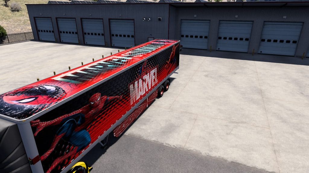 Skins Marvel Spiderman V1 (1) - American Truck Simulator mod | ATS mod