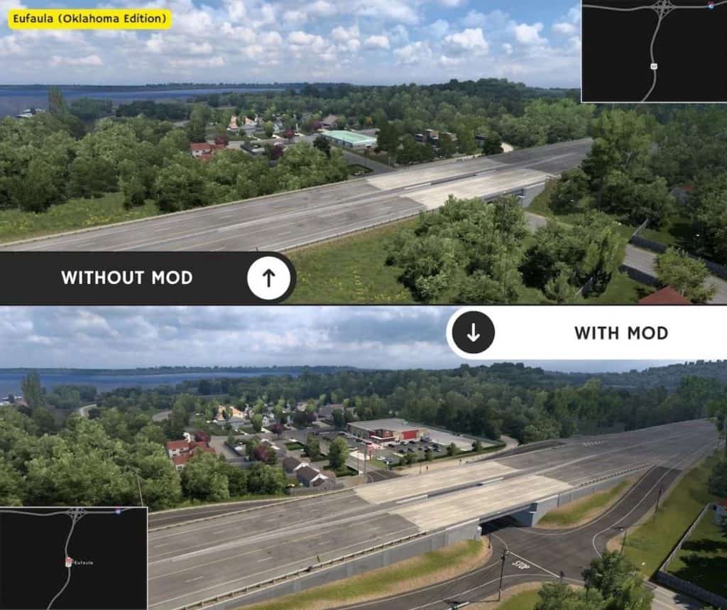 More American Cities (Oklahoma) v1 (1) - American Truck Simulator mod ...