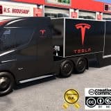 TESLA SEMITRUCK 2019 v2.0 ATS 1.57.x | American Truck Simulator Mod