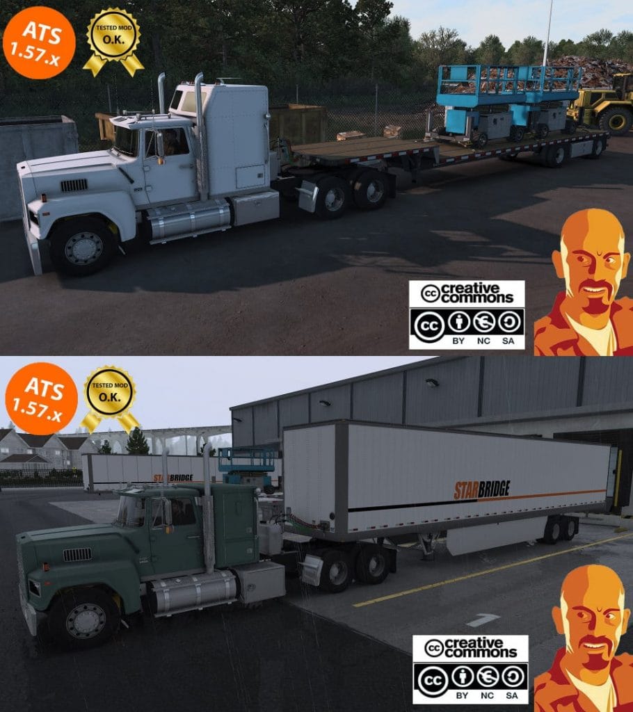 FORD LTL 9000 v3.0 ATS 1.57.x 3 (2) - American Truck Simulator mod ...