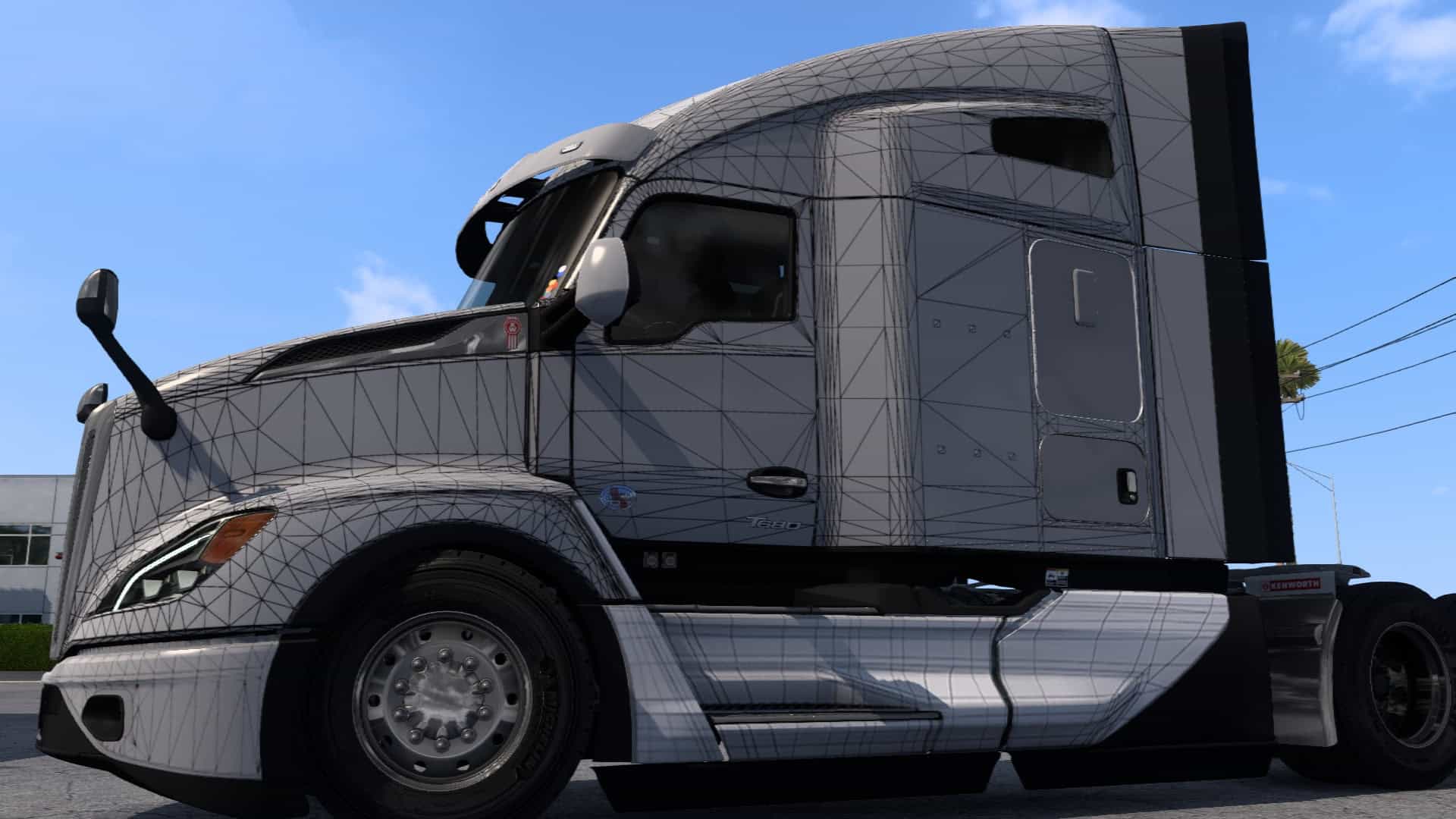 Kenworth T680 NG Skin «POW MIA» 1.0 | American Truck Simulator Mod