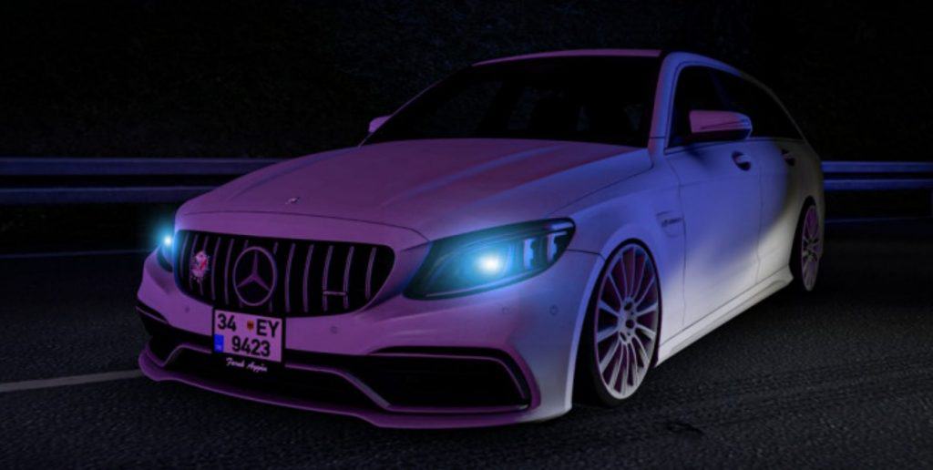 Mercedes Benz C63s v2 (6) - American Truck Simulator mod | ATS mod