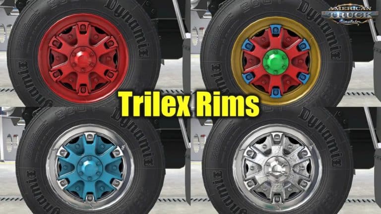 Trilex Rims v1.6 by Overfloater (1.57 (3) - American Truck Simulator ...
