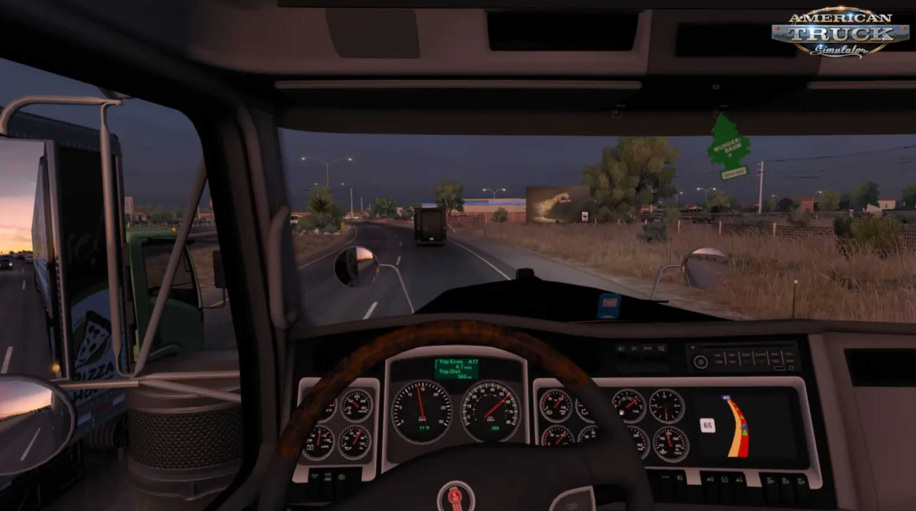 True Mirror FOV v1.57 (1.57.x) | American Truck Simulator Mod