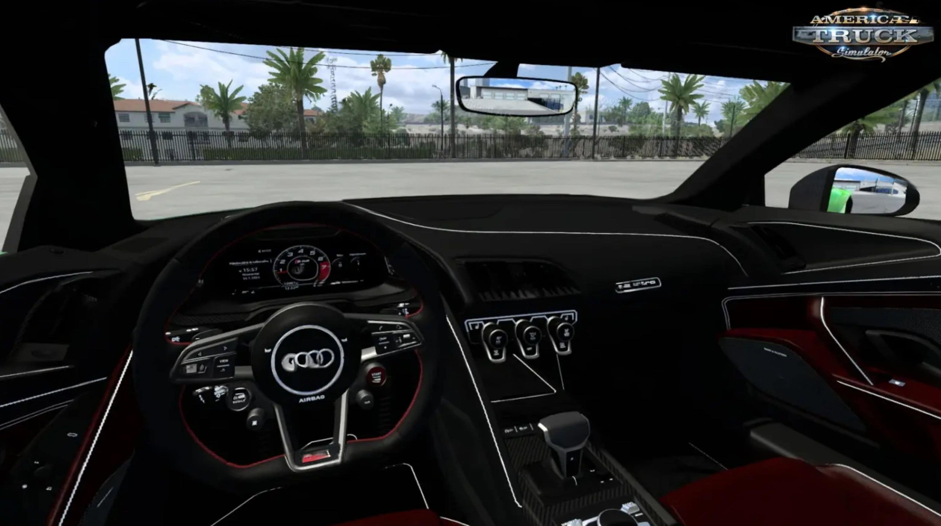 Audi R8 V10 Spyder 2021 + Interior v1.5 (1.57.x) | American Truck ...