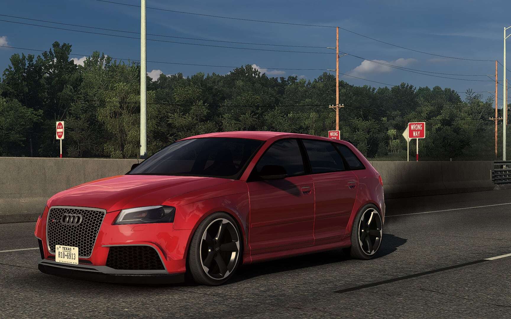 Audi RS3 Sportback 2011 8P V2.5 1.57 | American Truck Simulator Mod