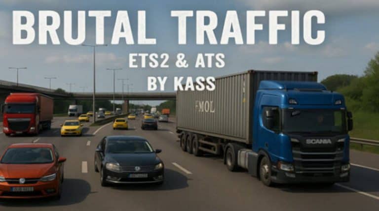 Brutal Traffic V7.1 | American Truck Simulator Mod
