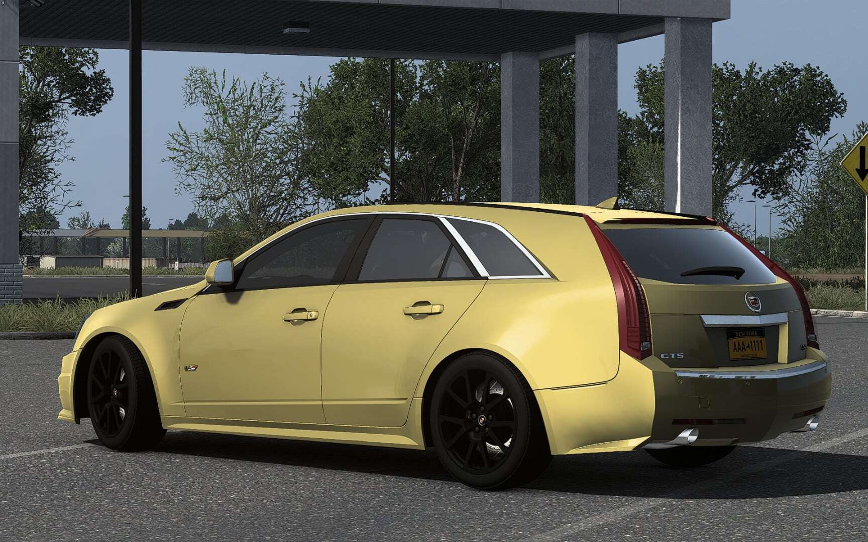 Cadillac CTS-V Sport Wagon 2014 V1.0 1 (4) - American Truck Simulator ...
