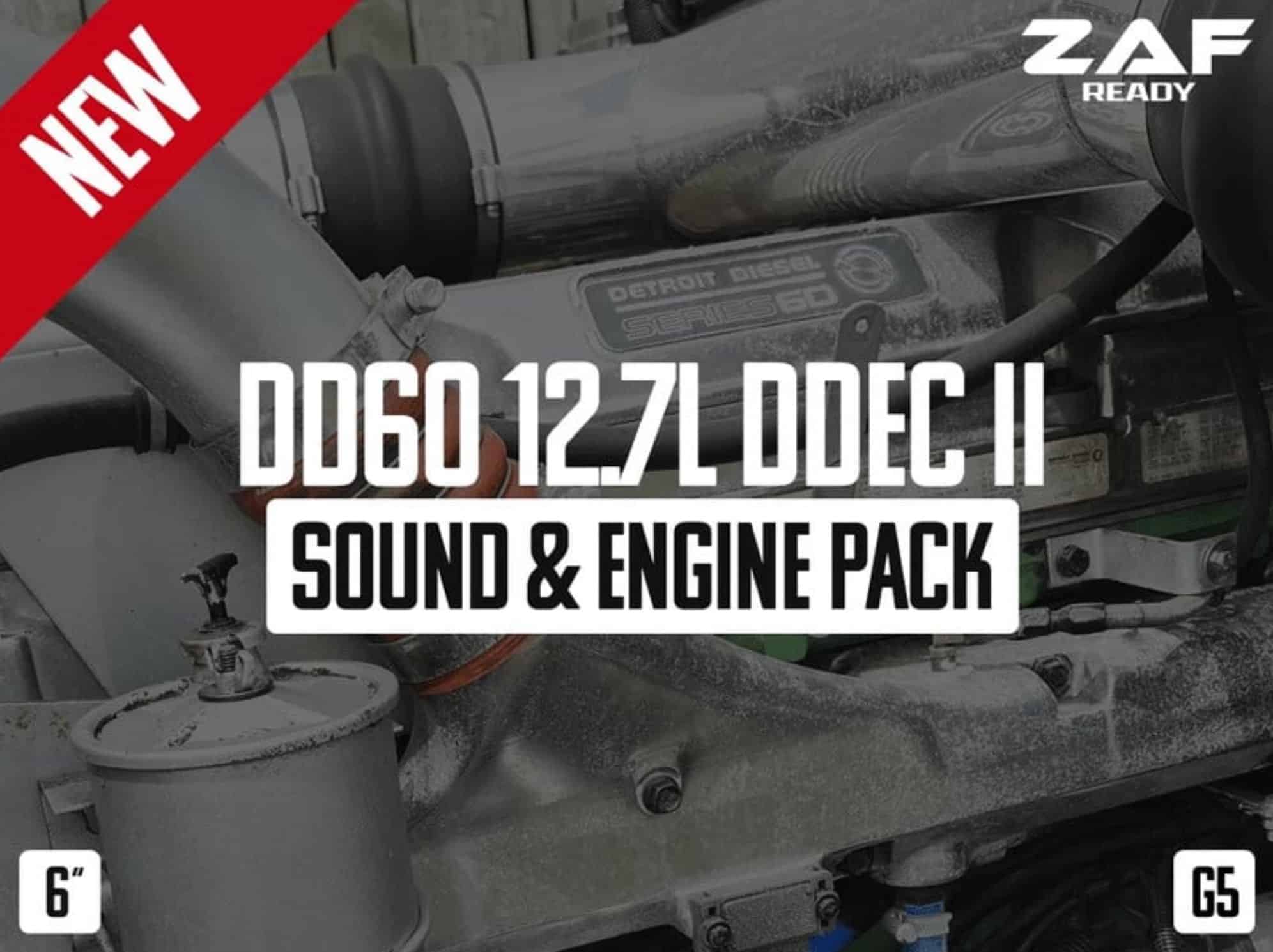 DD60 12.7L (DDEC II) Sound & Engine Pack v1.0 | American Truck ...