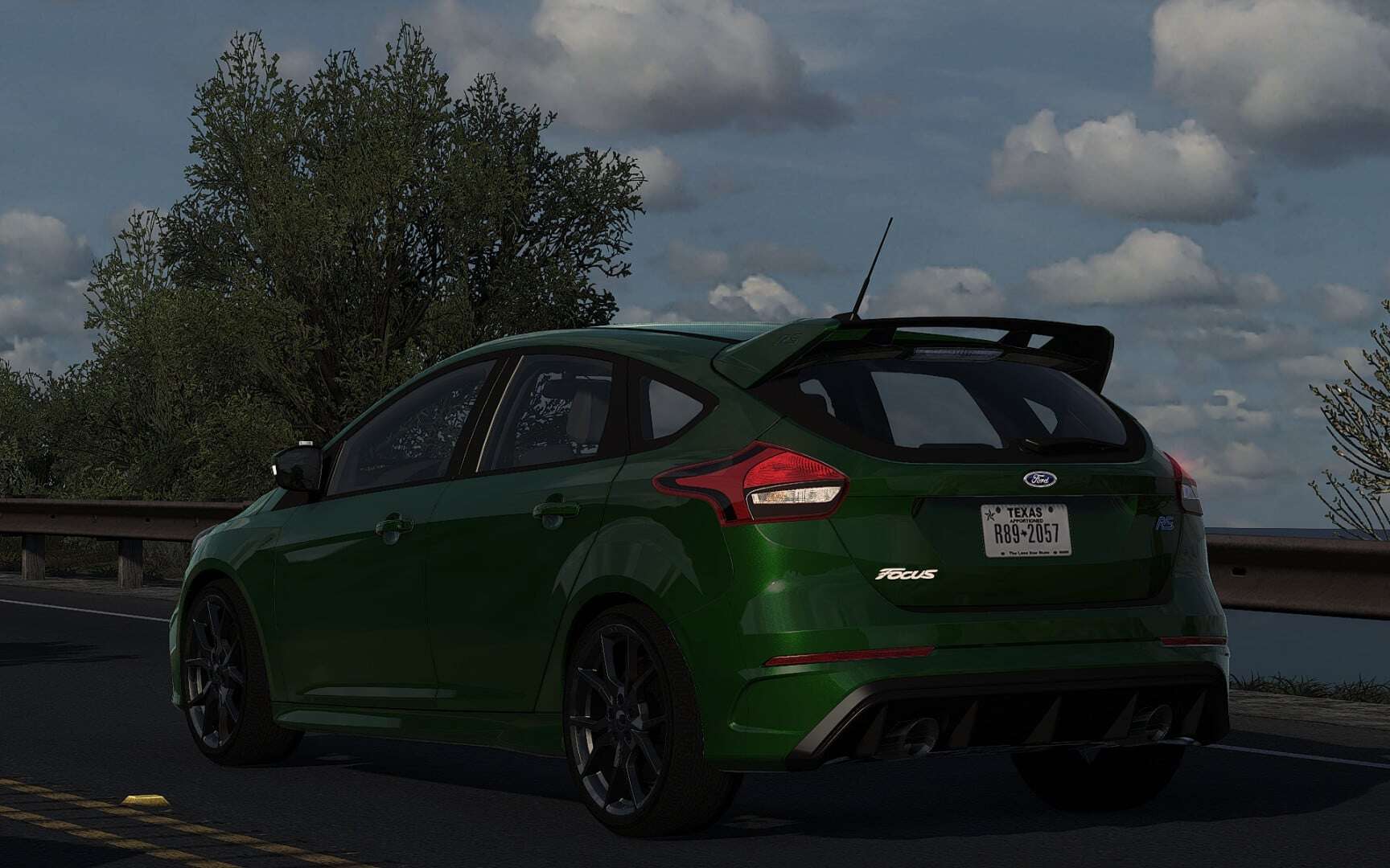 Ford Focus RS Mk3 2017 V3.0 1.57 | American Truck Simulator Mod