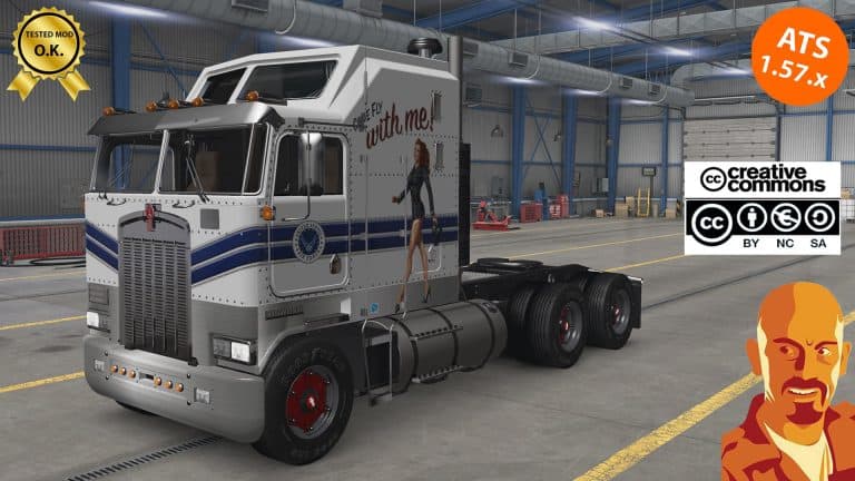 KENWORTH K100 v7.0 ATS 1.57.x | American Truck Simulator Mod