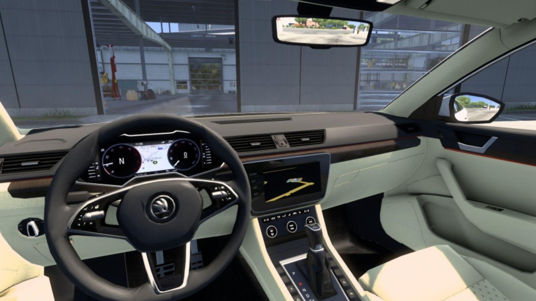 Skoda Superb 2024 + Interior v1.1 (1.57.x) | American Truck Simulator Mod