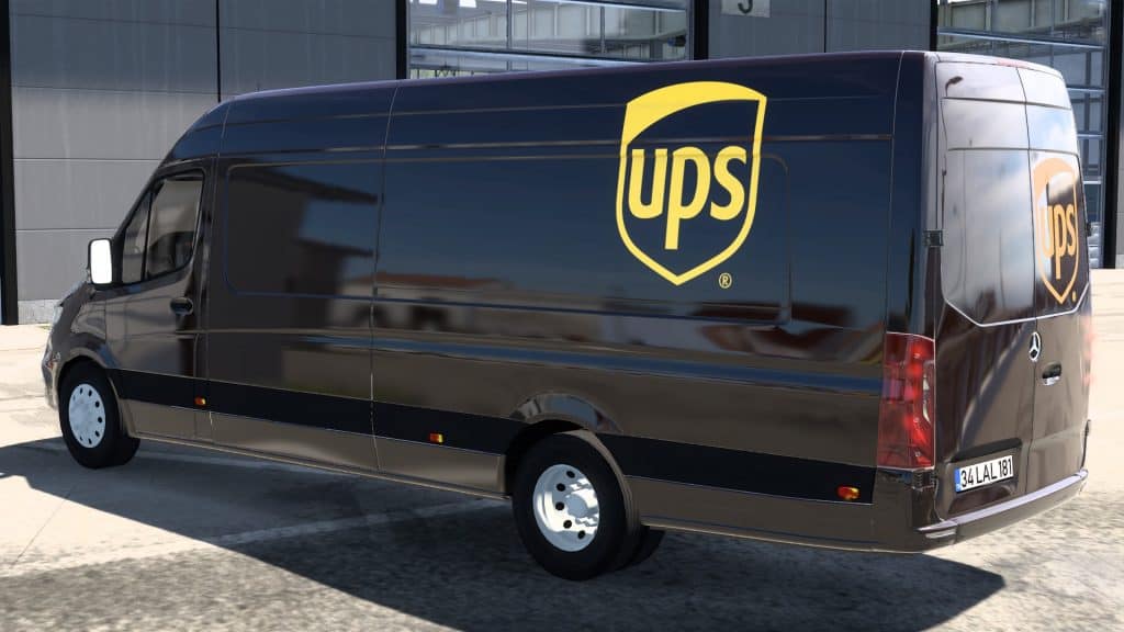 UPS Mercedes Benz Sprinter by rodonitcho 1.58 | American Truck ...