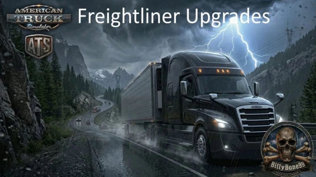Freightliner Upgrades v1.0.4.5 | American Truck Simulator Mod