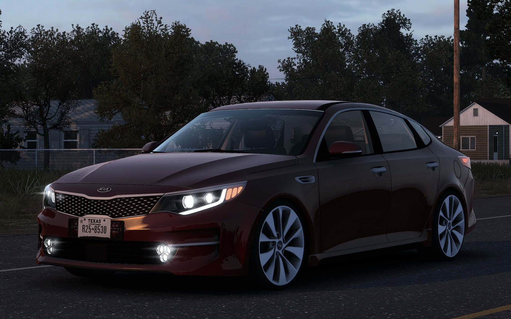 Kia Optima (K5) JF 2016 V1.7 1.59 | American Truck Simulator Mod