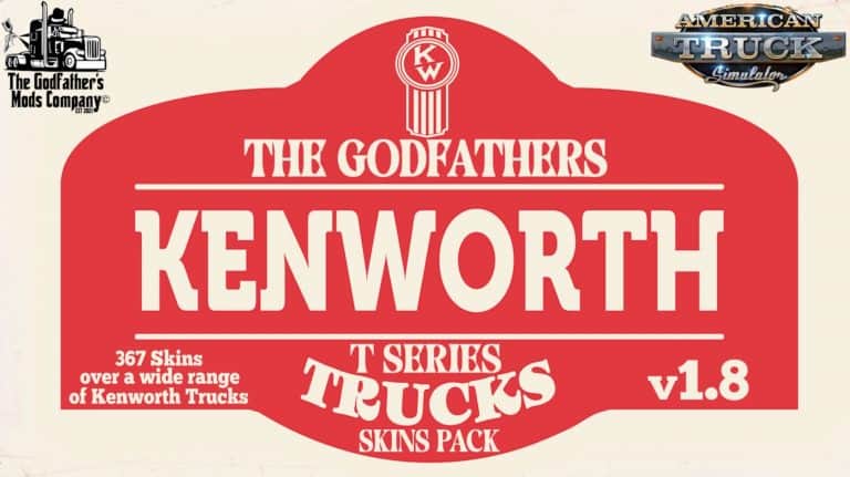 The Godfather's Kenworth Trucks Skins Pack v1.8 | American Truck ...