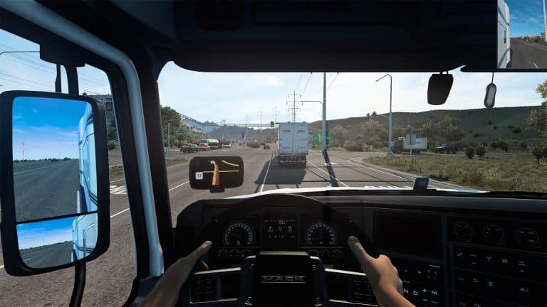 Top Corner & Small Mirrors v1.59 | American Truck Simulator Mod