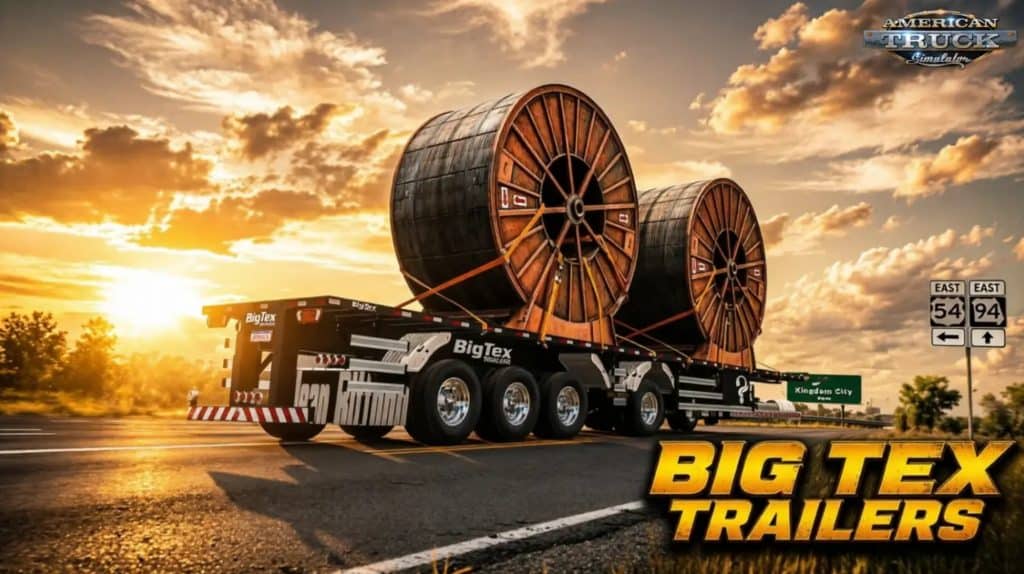 Big Tex Trailers v2.0 (1.59.x) | American Truck Simulator Mod