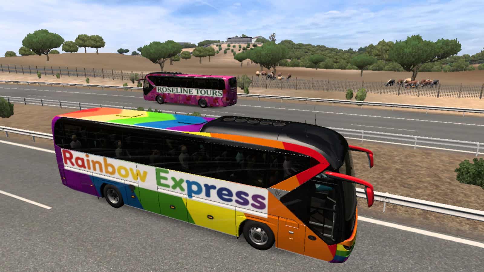 Coach Bus Slin Pack 1.0 | American Truck Simulator Mod