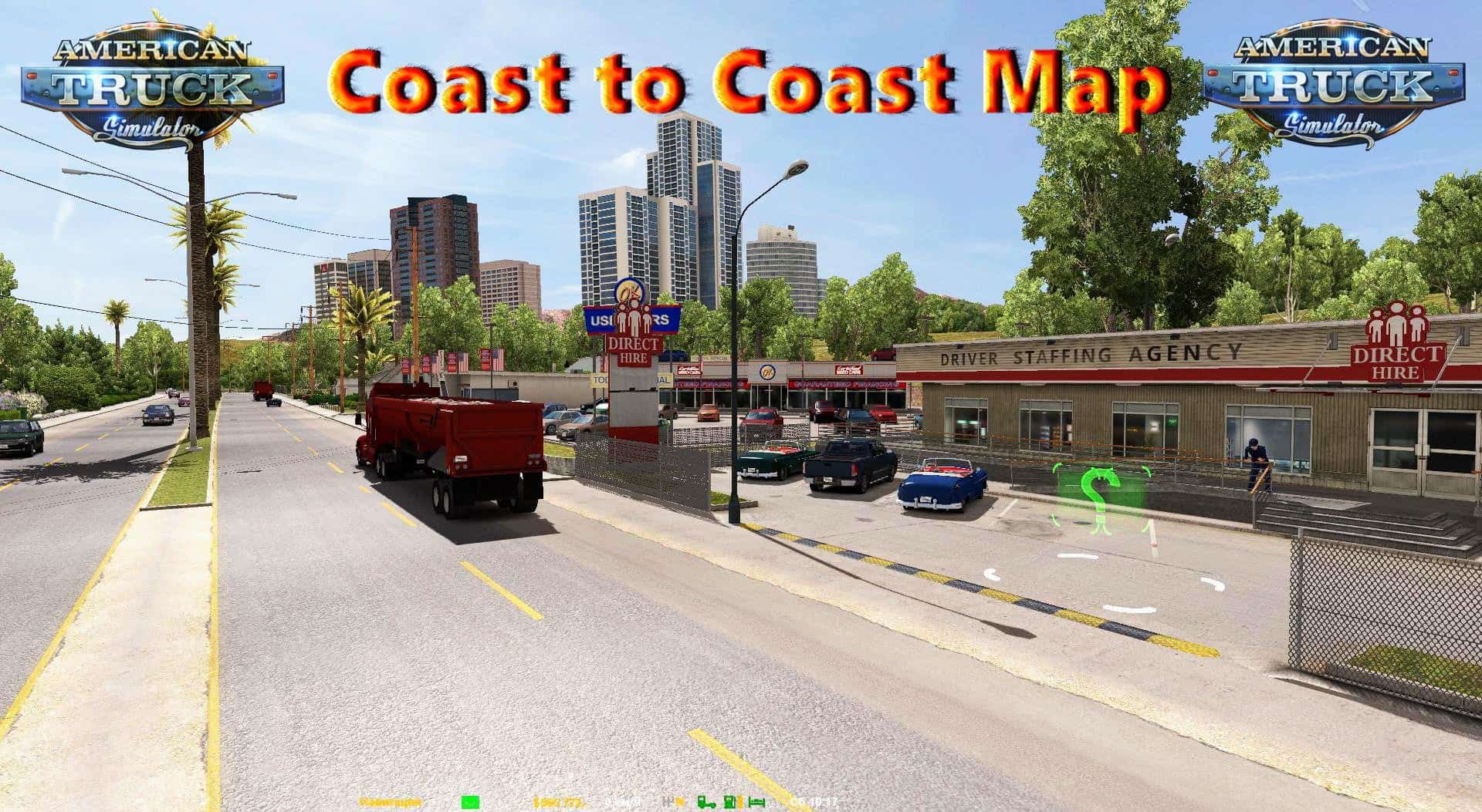 Coast to Coast Map v2.23.60 | American Truck Simulator Mod
