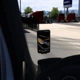 ETA and rest on Cabin Accessory GPS v1.4 | American Truck Simulator Mod