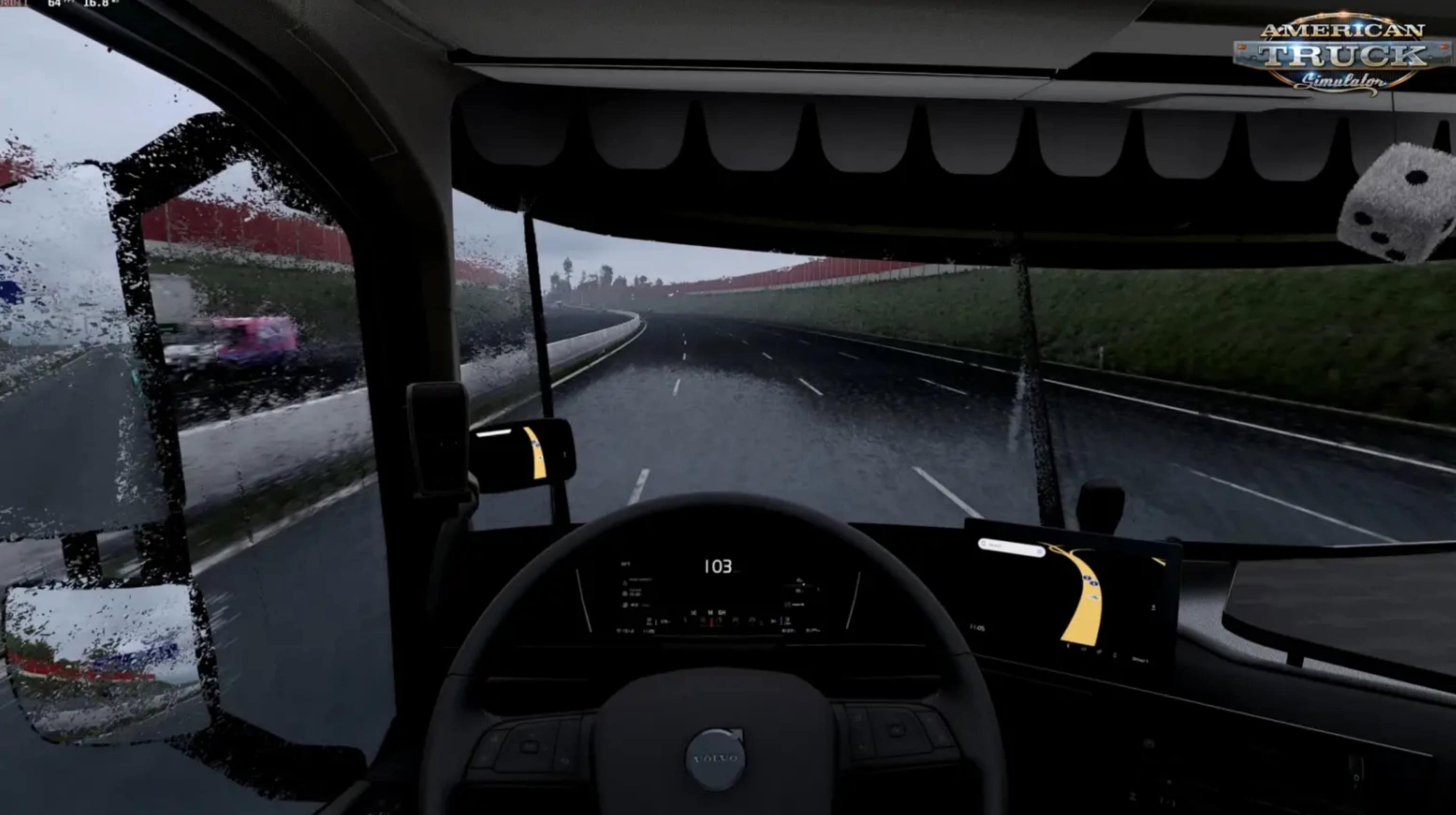 TM Real Rain v1.1 (1.59.x) | American Truck Simulator Mod