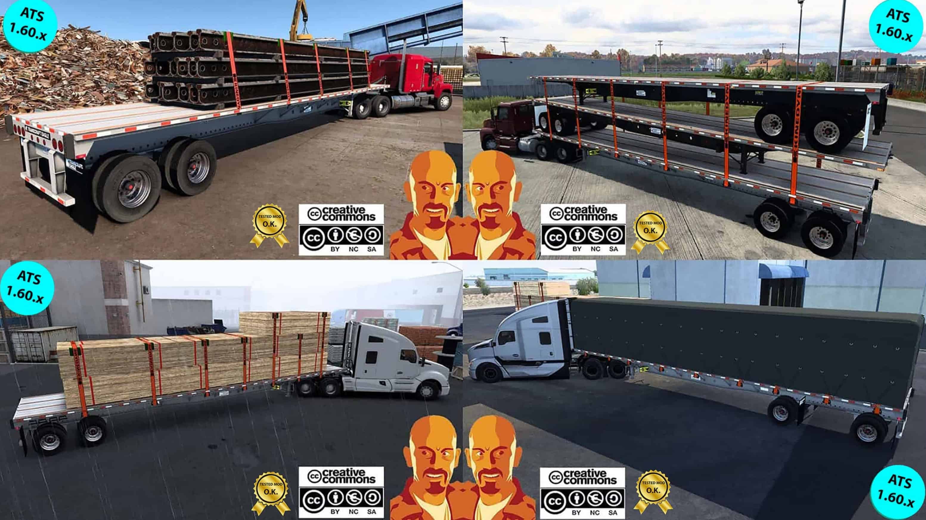 Transcraft Trailers Collection v2.0 (1.60.x) | American Truck Simulator Mod